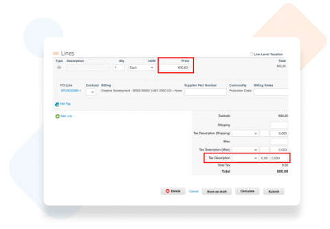 Create an Invoice/ Credit Memo | Coupa Suppliers