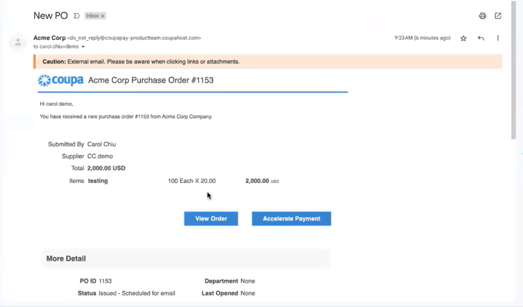 TEMPLATE ACME INC Early Pay Discounts | Coupa Suppliers