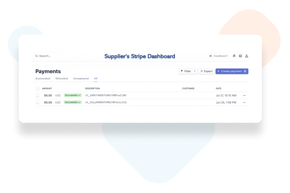 Stripe Virtual Card Payments | Coupa Suppliers